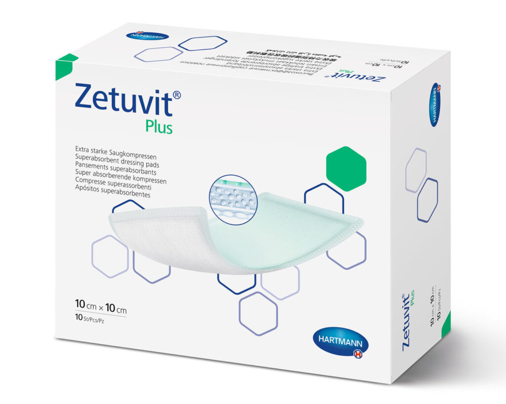 Zetuvit® Plus opatrunek z superabsorbentem (SAP) na rany silnie sączące ...